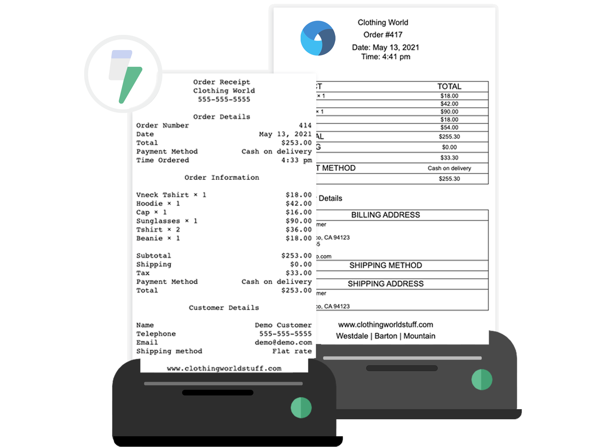 Print Receipts on Thermal Printer with WooCommerce - BizPrint from BizSwoop