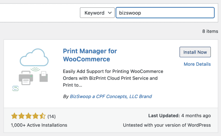 WooCommerce Receipt Printing Guide - BizPrint from BizSwoop